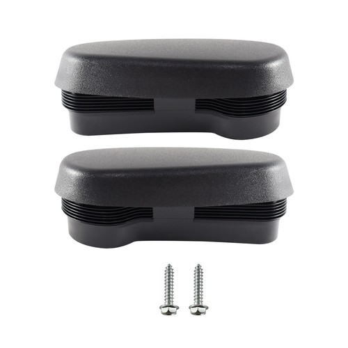 For 09-22 Dodge Ram Tubular Side Steps Bars End Caps Replacement Set US ...