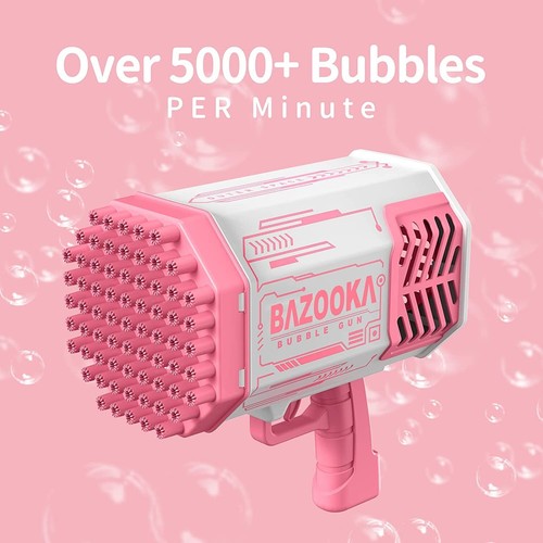 88Hole Magic Rocket Launcher BLUE Bubble Gun Bubble Bazooka Bubble ...
