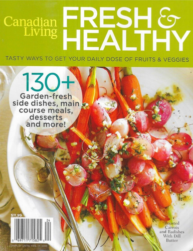 Canadian Living Magazine Fresh Healthy Recipes Main Meals Side Dishes ...