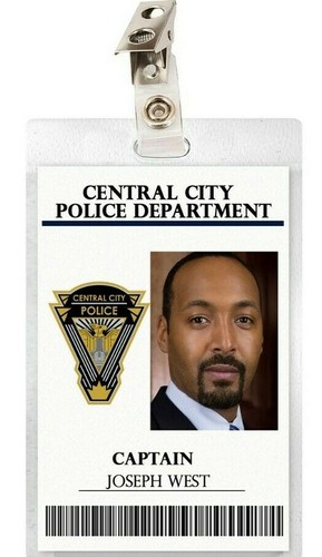 The Flash Barry Allen Joe West Ccpd ID Badge Cosplay Costume Laminate ...