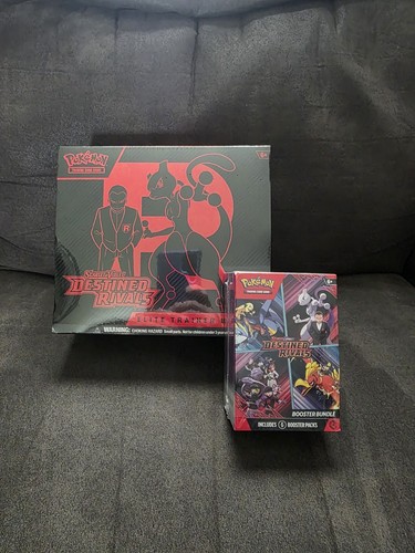Pokémon TCG Destined Rivals ETB and Booster Bundle. New/Sealed | eBay