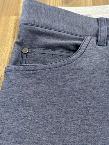 NWOTs Men’s Adidas Golf Pants 40x32 Blue Denim Look Stretch FAST SHIP ...