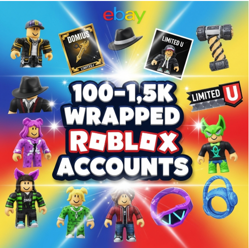 🤑 100–1.5K RAP Roblox Accounts | Limiteds 🎁 | Cheap & Stacked 🔥 | eBay