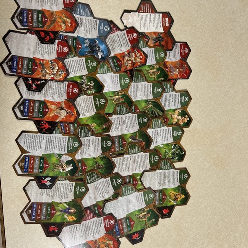 Heroscape Card Lot Mixed Moriko Ulginesh Marrden Major | eBay