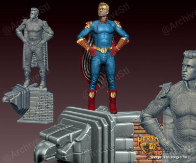 Homelander Resin Sculpture Statue Model Kit The Boys Unpainted ...