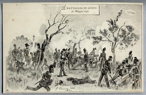 Quinto Cenni Série Risorgimento XII Bataille De Goito 1848 PC 1900 | eBay