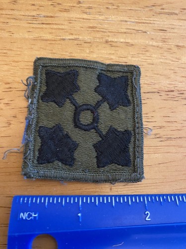 US Army 4th Infantry Division Patch Subdued INV5610 | eBay