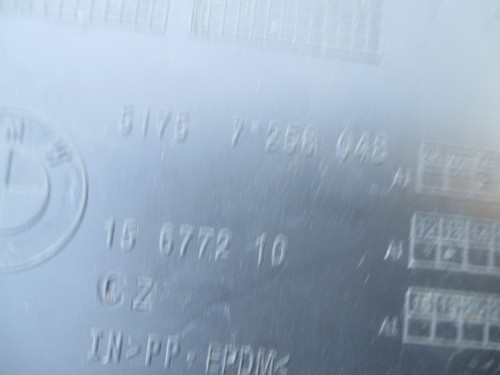 2013 BMW 328i Underbody panelling, rear right - 51757258048 2012 2014 ...