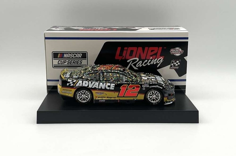 Ryan Blaney 2024 Lionel Racing #12 Advance Auto Iowa Raced Win Ford ...