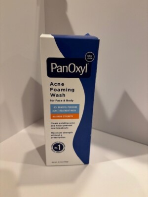 PanOxyl Acne Foaming Wash Benzoyl Peroxide 10% Maximum Strength ...
