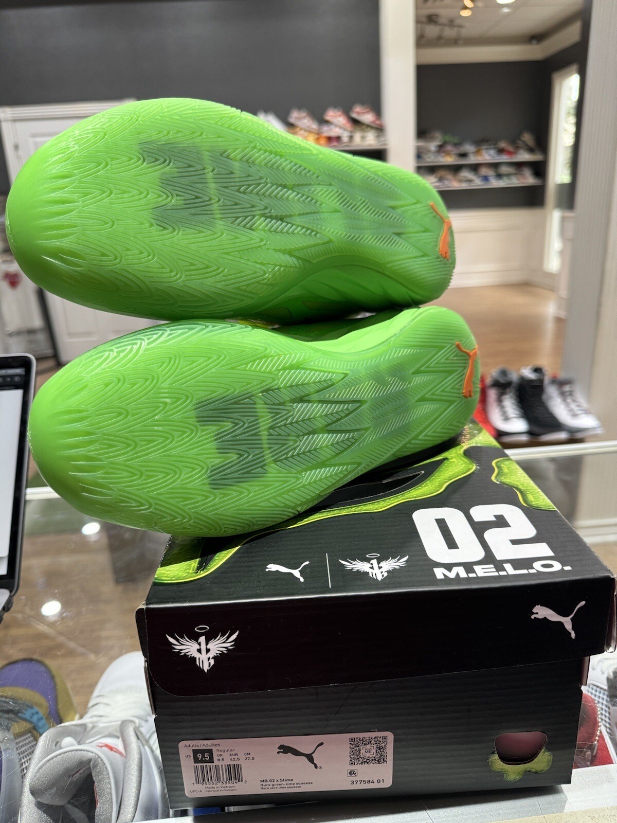 Size 9.5 - PUMA Nickelodeon x MB.02 Slime for sale online | eBay