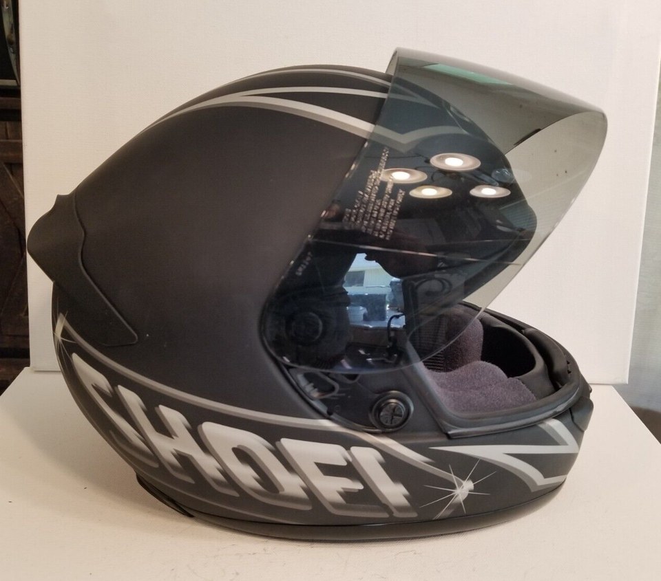 Shoei RF-1000 Full Face Helmet Black/Grey Matte - Size Small w Dust Bag ...