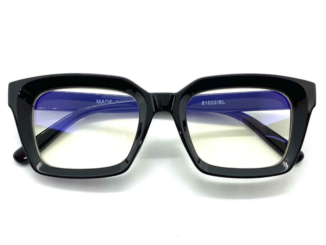 Classic Elegant Retro Non Prescription Computer EYE GLASSES Black ...