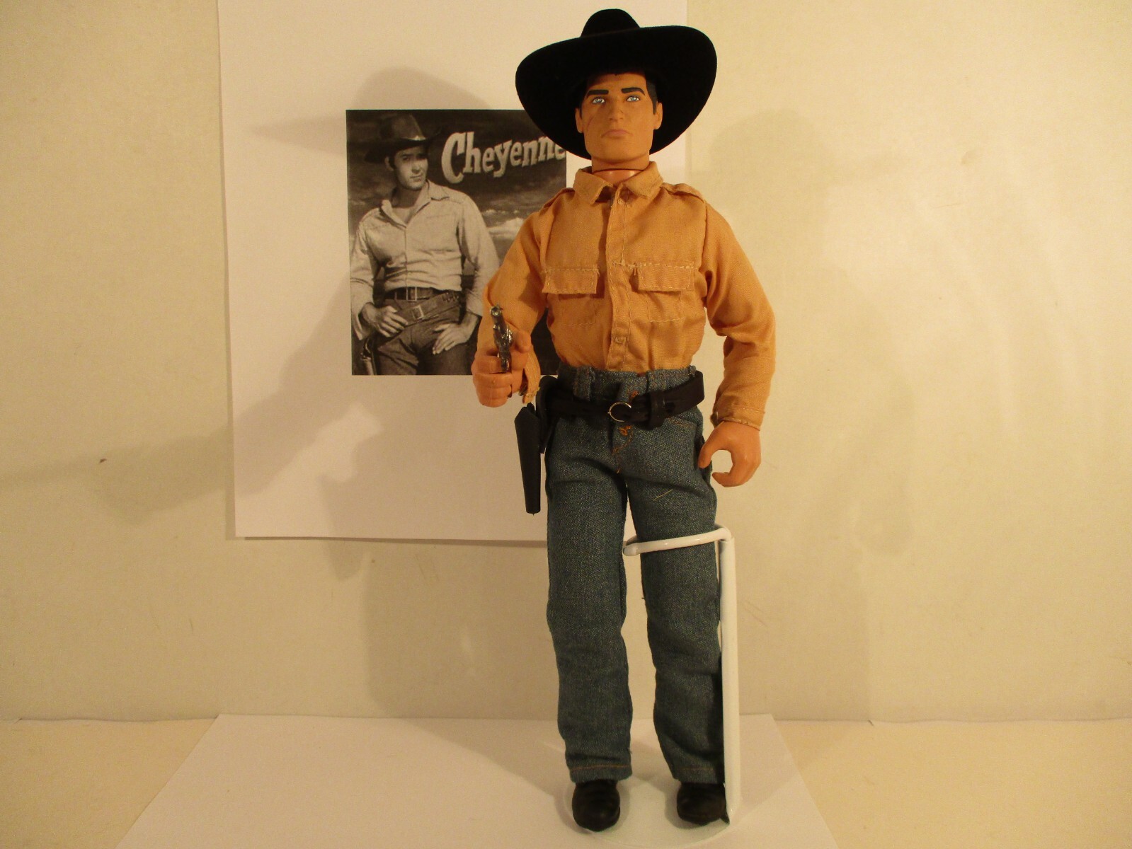 Cheyenne Bodie Clint Walker tv series 12" custom figure old West | eBay