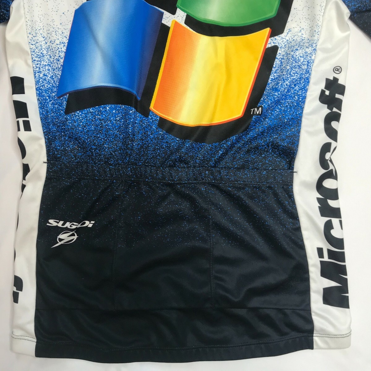 SUGOI Cycling Jersey SS Shirt Microsoft Full Zip XS Vintage SUGOI Cycling Jersey SS Shirt Microsoft Full Zip XS Vintage