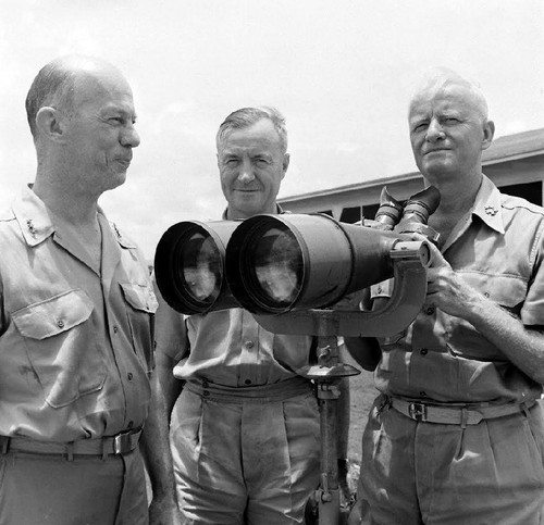 WWII Photo US Admiral Chester Nimitz WW2 B&W World War Two D-Day / 1349 ...