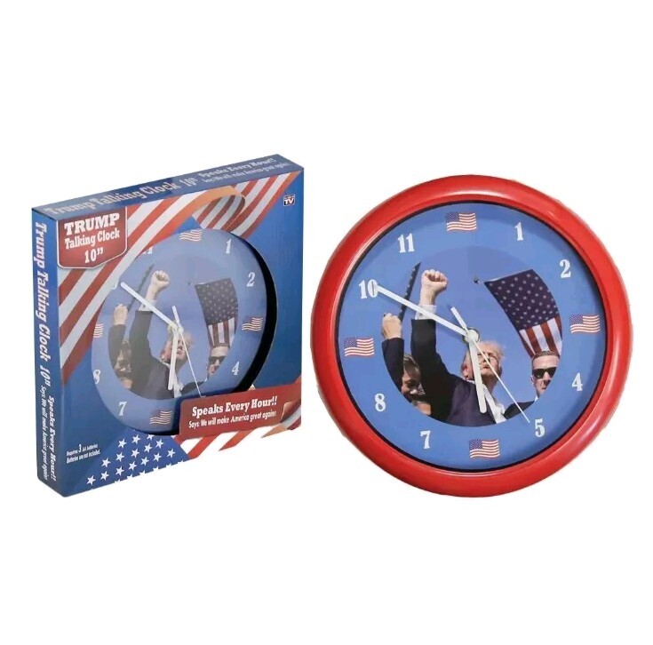 Donald Trump Talking Clock! Let's Make America Great Again! (Brand New ...