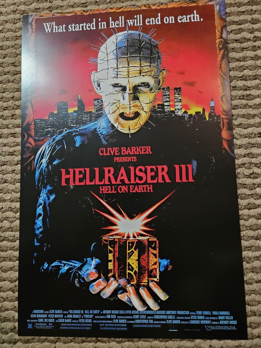 Hellraiser 3 Poster Clive Barker Had Spectacular Plans For 'Hellraiser