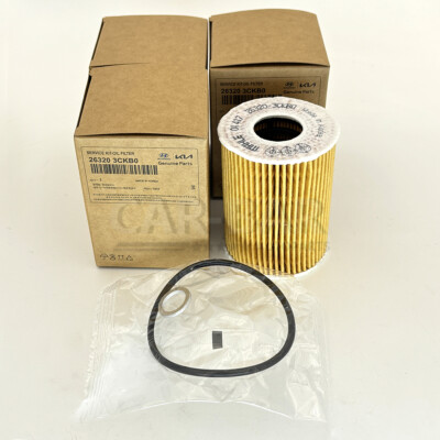 4x Oil Filters for 2014-2023 Genesis G80 Hyundai Kia Sedona 3.3L 3.8L ...