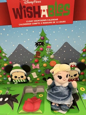Disney Wishables Holiday Advent Calendar 2024 Elsa Plush Only New Read ...