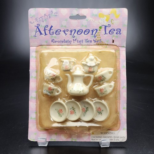 Vtg Miniature Toy Porcelain Tea Set Japan 7pcs Lusterware w/Box, 1 ...