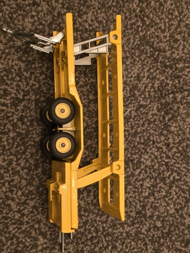 B67 1:55 SIKU 3419 MERCEDES-BENZ CAR AUTO CAR TRANSPORTER YELLOW Rear ...