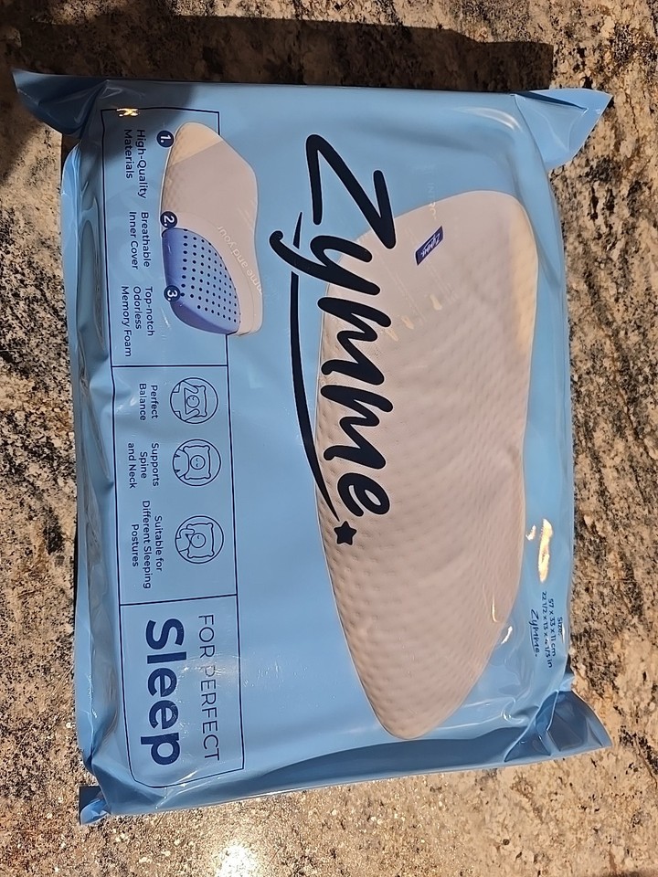 Zymme Cervical Neck Pillow | Memory Foam Pillows for Side, Back, Front ...