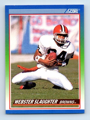 1990 Score Webster Slaughter Cleveland Browns #355 | eBay