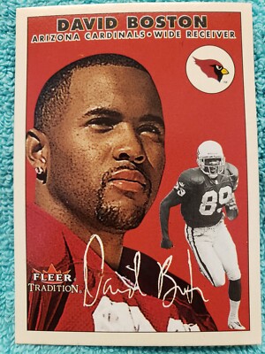 2000 FLEER TRADITION DAVID BOSTON #38 ARIZONA CARDINALS | eBay