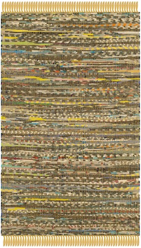 Safavieh Rag Rug YELLOW / MULTI 2'-3" X 5' Area Rug - RAR121H-25 ...