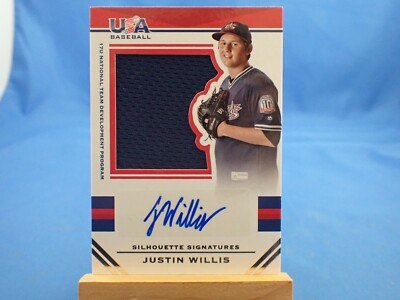 USA Baseball Stars & Stripes 2017 Justin Willis autograph auto Jersey ...