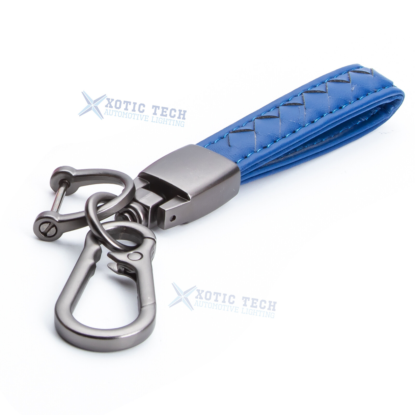 5 Color Luxury Leather Key Chain Loop Strap Holder Ring Hanger For Men ...