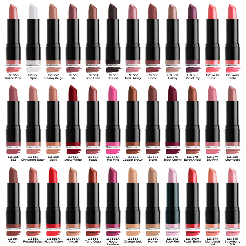 Nyx Round Lipstick Indian Pink