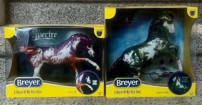 Set of 2 Breyer Halloween horses, Spectre and Maelstrom | eBay
