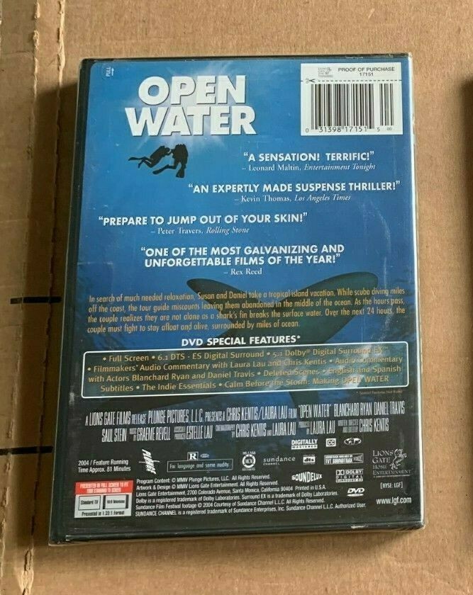 Open Water (DVD) Full Screen 31398171515 | eBay