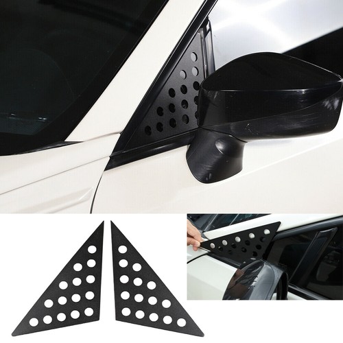 4×Front Rear Triangular Window Glass Plate Trim For T@yota 86 Subaru ...