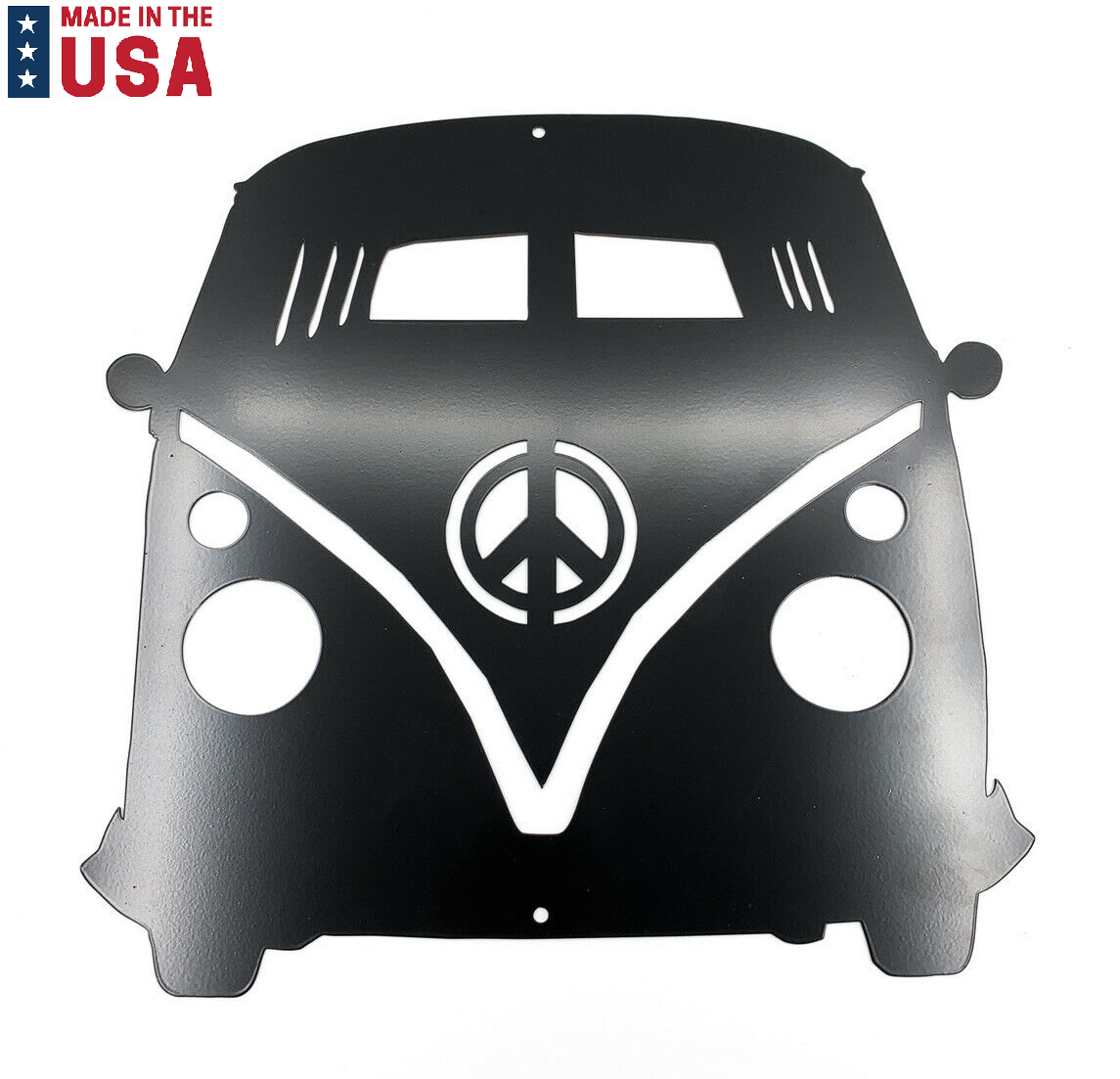 Black Volkswagen VW Bus Laser Cut Metal Sign - (14-1/2" x 14-1/2") | eBay