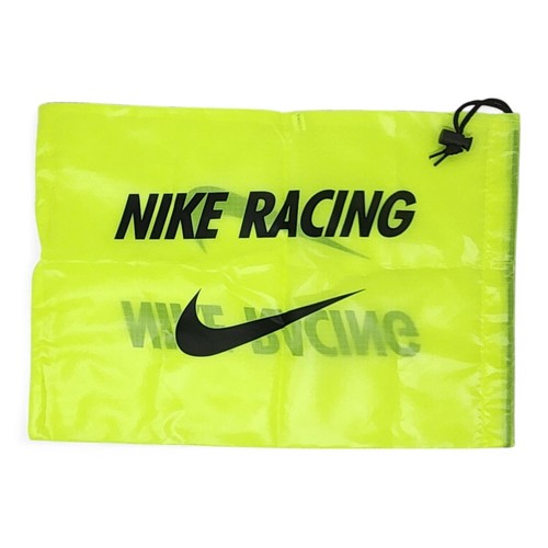 Nike Racing Track and Field Drawstring Shoe Bag Volt Black 16.5in X 11 ...