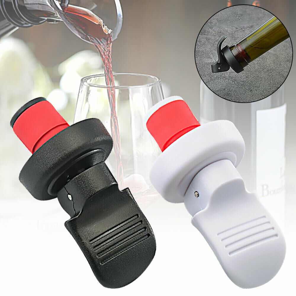 6pcs Practical Bottle Stopper Wine Cap Cork Plug Hand Press Oil Sealing ...