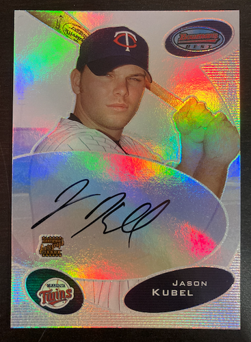 JASON KUBEL 2003 BOWMAN BEST AUTOGRAPH BB-JK | eBay