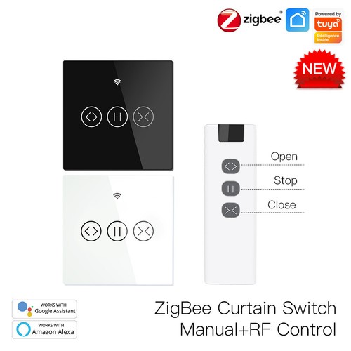 WiFi Smart Curtain Blind Switch for Electric Motorized Curtain Roller ...