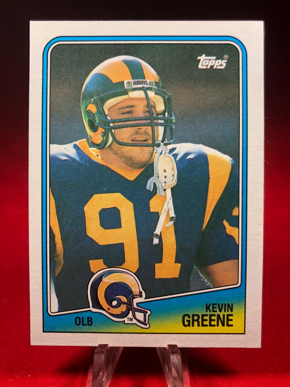 1988 Topps NFL Football Los Angeles Rams Kevin Greene #300 HOF (C) | eBay