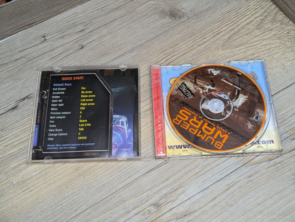 2 PC Windows CD-ROM Game Lot Enemy Infestation Ripcord & Bumper Wars ...