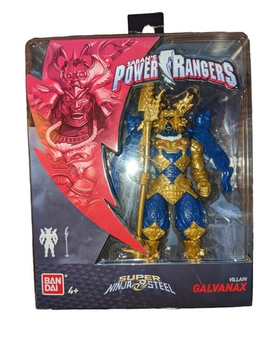 Power Rangers Super Ninja Steel GALVANAX Villain 5" Action Figure FREE ...
