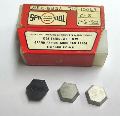 5pc WHPC 532 Hexagon shape Carbide Inserts Valenite Face Mill Cutter 5/ ...