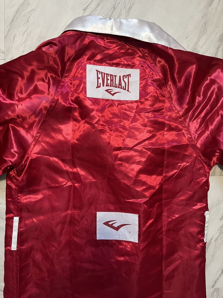 Everlast Boxing Full Length Robe Adult Unisex Size S Red Satin NWT | eBay