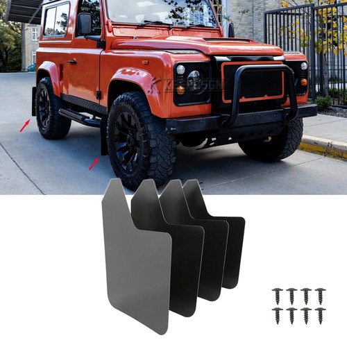 For Land Rover Defender 90 Matte 4PCS Mud Flaps Splash Guards Mudguards ...