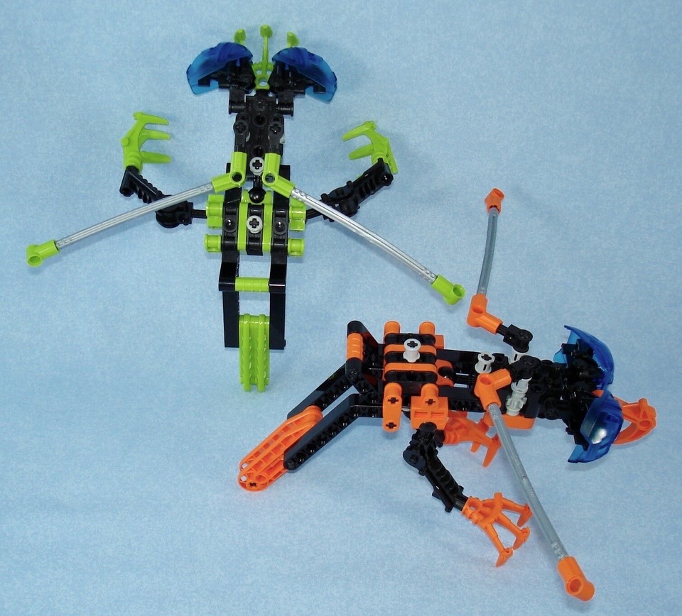 2001 Lego Bionicle Rahi 8537 NUI-RAMA Flying Technic Insects with 2 ...