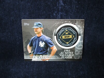 2023 Topps Update Commemorative MVP Medallion Don Mattingly #PTM-DMA | eBay