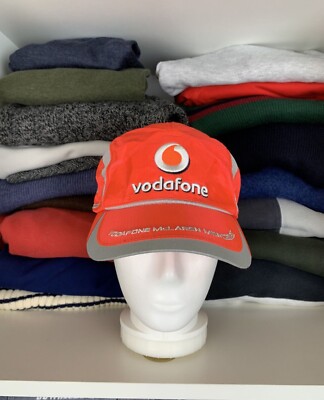 Vodafone Mclaren Mercedez Cap Hat | eBay